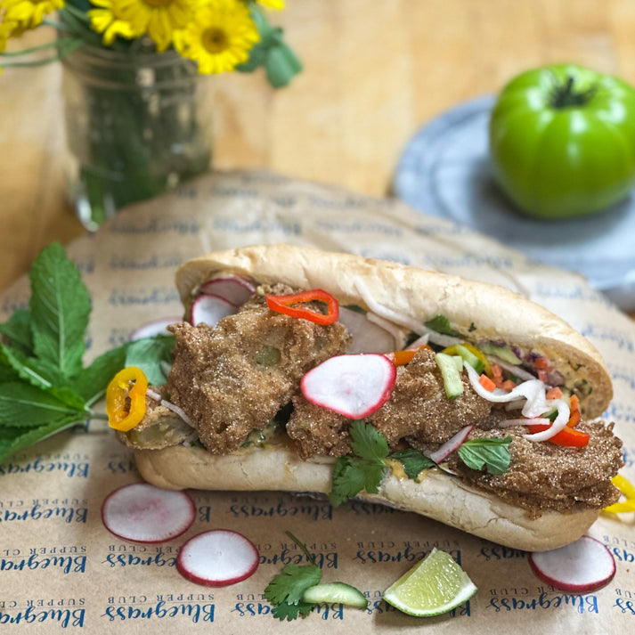 Fried Green Tomato Banh Mi Picnic for Two – Bluegrass Supper Club